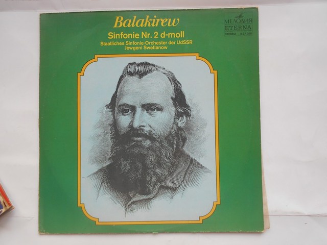 Balakirew, Simfonija no2 d mol,ruski SO,dir.J.Svetlanov