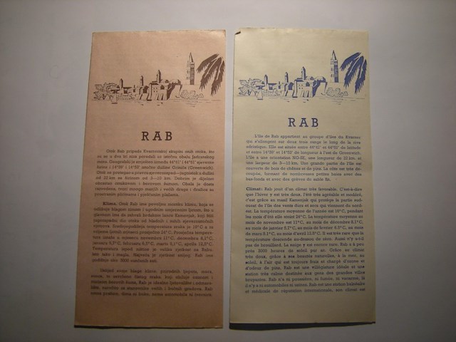 Brošure Raba iz 50-tih godina 20 veka