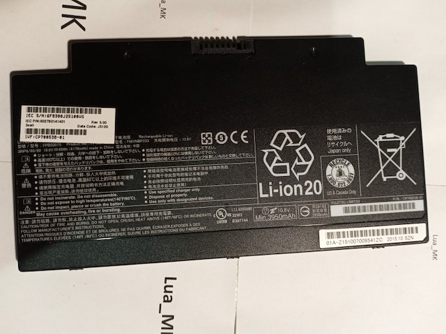 Fujitsu A556 Baterija neispitana