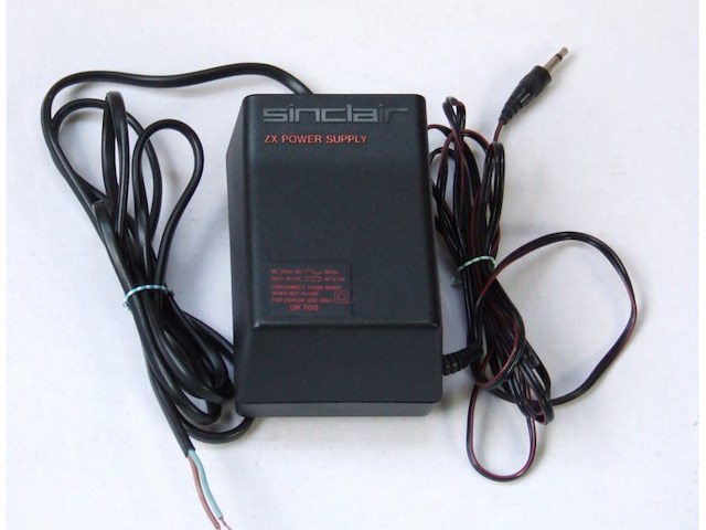SINCLAIR ZX Power Supply AC-DC ADAPTER 9V, ORIGINAL