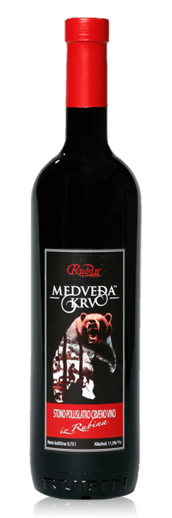 Medveđa krv (crveno vino) 0.75 l – Rubin