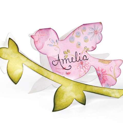 SIZZIX THINLITS SEKAČ LOVE BIRD ,FOLDING