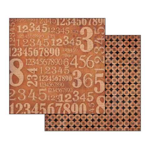 PAPIR ZA SCRAPBOOKING - Numbers 30.5 x 30.5cm