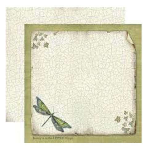 PAPIR ZA SCRAPBOOK-Dragonfly 30.5 x 30.5cm