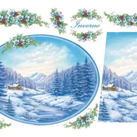 Papir za Decoupage - Winter