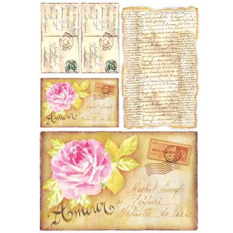 Papir za Decoupage - Love cards