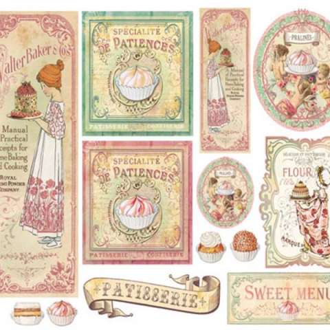 Papir za Decoupage - Patisserie