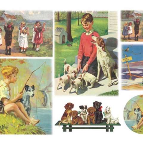 Papir za Decoupage - Children and Pets