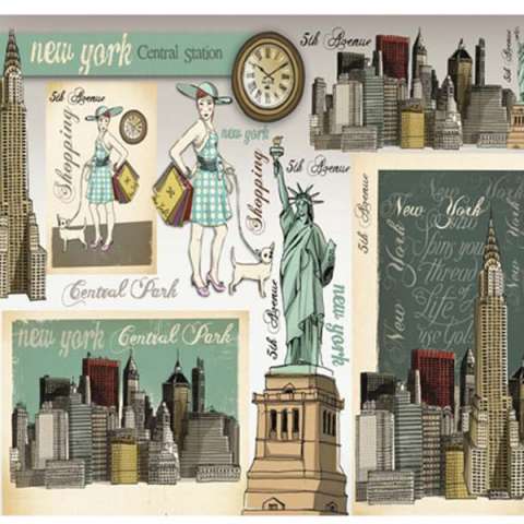 Papir za Decoupage - New York