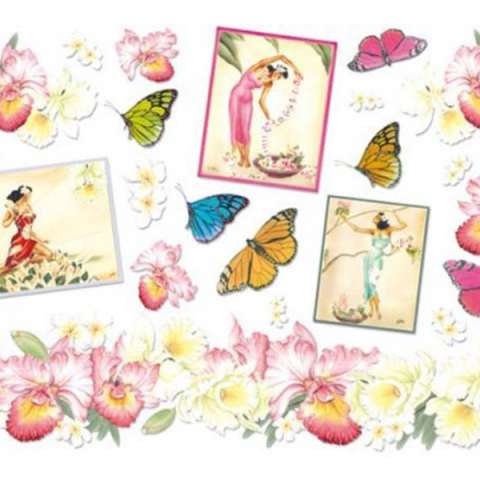 Papir za Decoupage - Butterflies