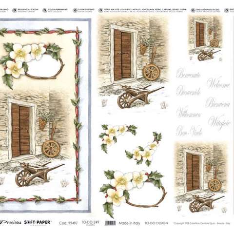 Papir za Decoupage - Gold