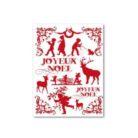 TRANSFER PAPIR A4 Joyeux Noel