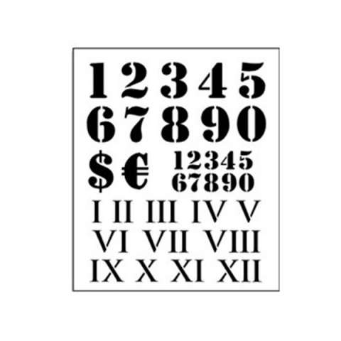 MAXI SABLON-NUMBERS 34 x 40 cm