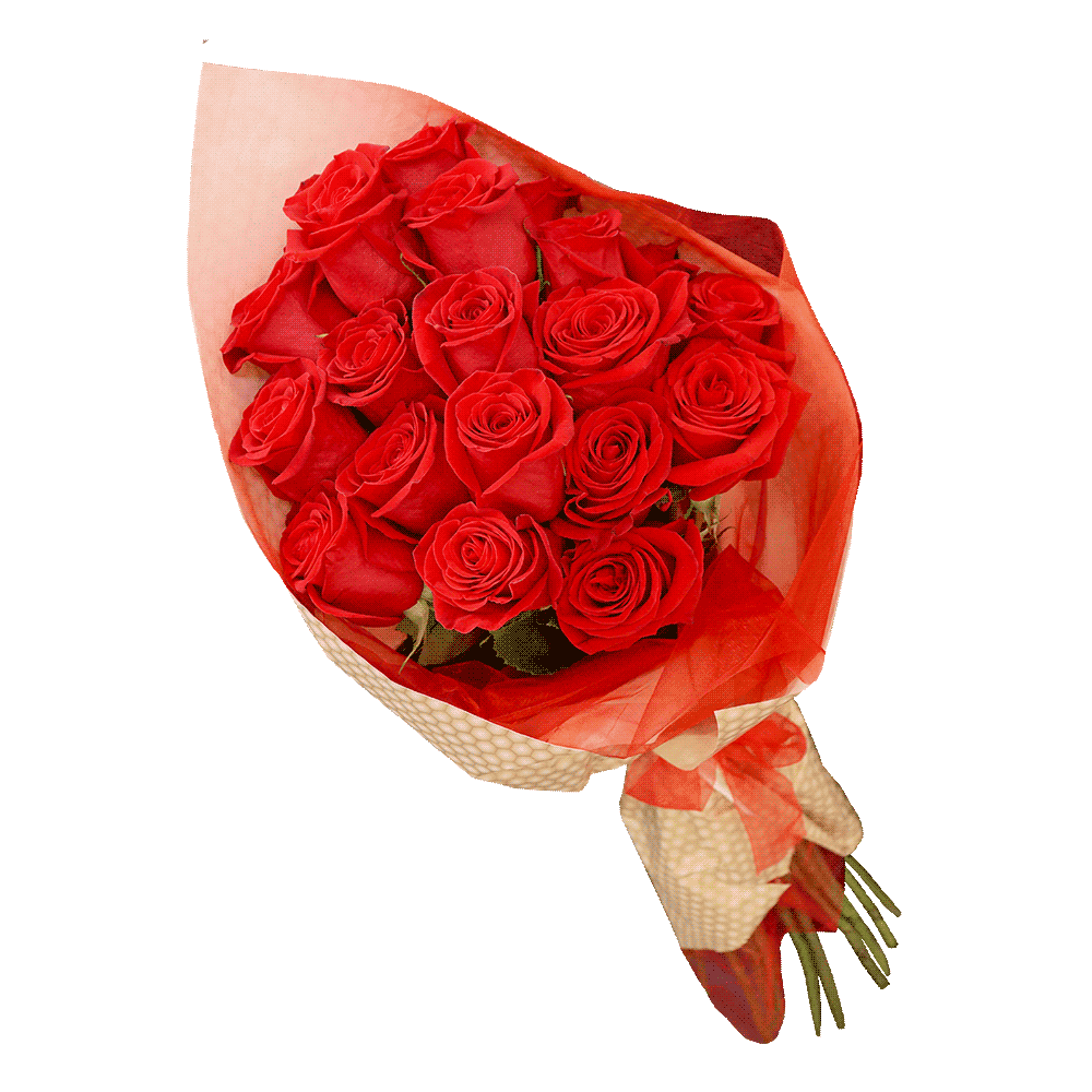 Crvene ruže u elegantnom pakovanju