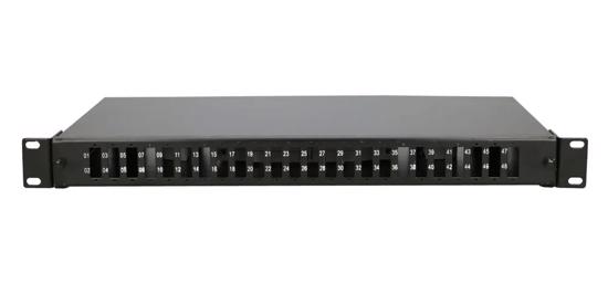 Extralink Patch panel 24 Duplex SC / 48 porta sa kasetom, bez modula, crni