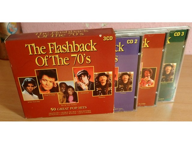 3CD Box V/A - The Flashback Of The 70`s (2000) NOVO