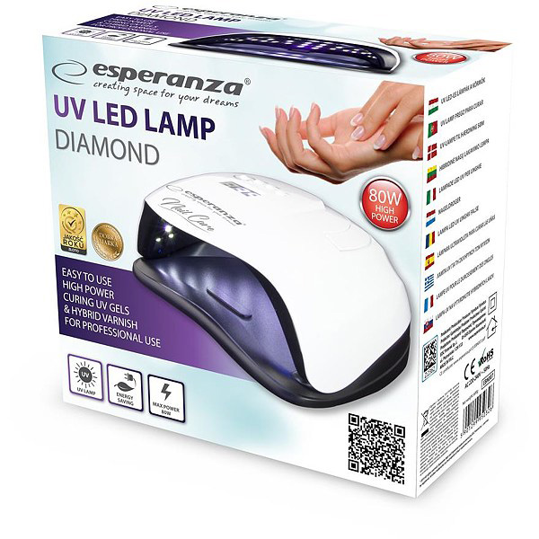 EBN007 – Profesionalna Esperanza DIAMONG UV LED lampa