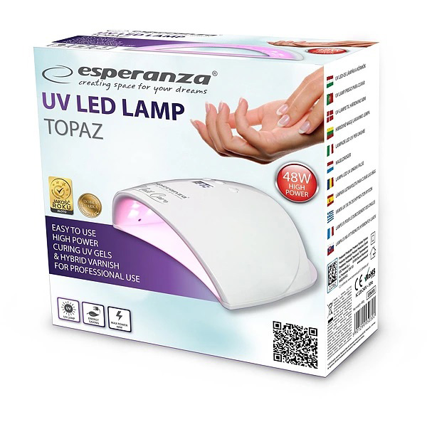 EBN006 – Profesionalna Esperanza TOPAZ UV LED lampa