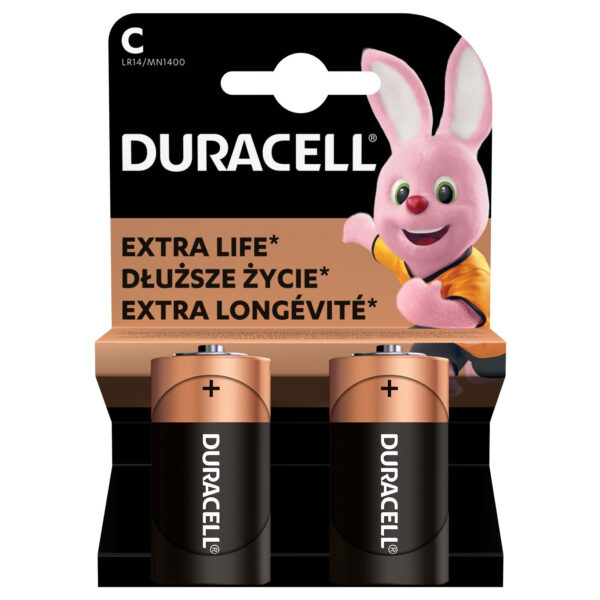 Baterija alkalna LR14 set 1/2, Duracell