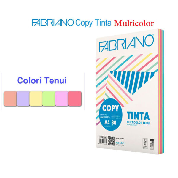 Papir u boji Copy Tinta A3 80gr MIX 5 pastelnih boja