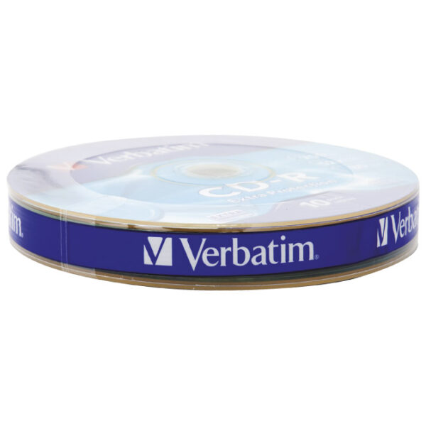 CD-R 52X 700mb Extra Protection Wrap 1/10 43725, Verbatim