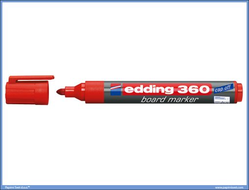 Whiteboard Marker za belu tablu CRVENI 360, Edding