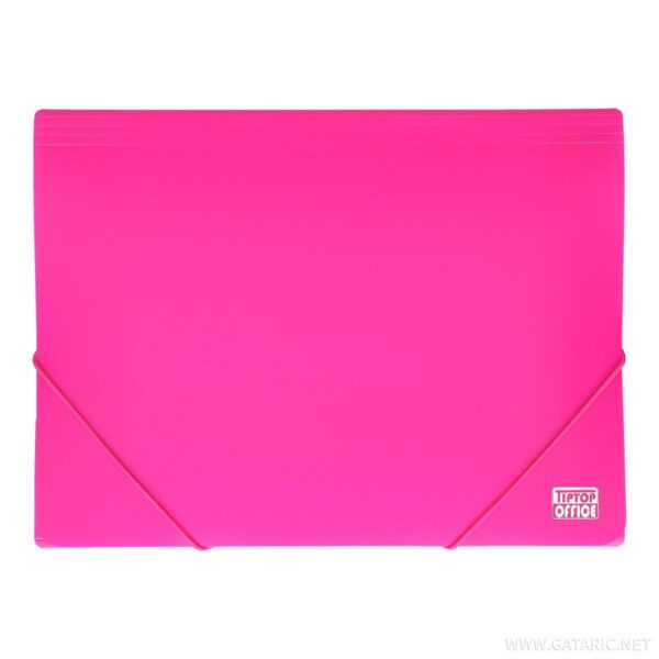 Fascikla A4 PINK pvc sa lastišem na uglovima 405368, TTO