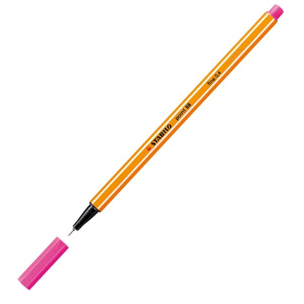 Flomaster 0.4mm PINK ROZE 88/56, Stabilo