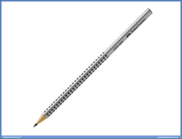 Olovka grafitna GRIP HB 117000 SIVA, Faber-Castell