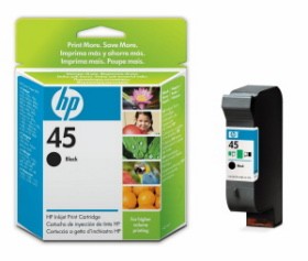 HP No.45 Black Inkjet Print Cartridge [51645AE]