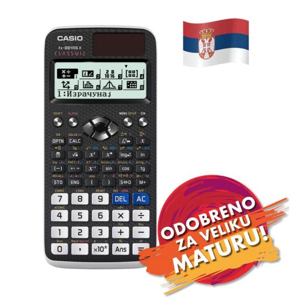 Kalkulator školski sa matematičkim funkcijama fx-991RSX CASIO
