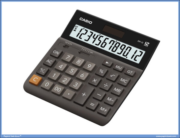 Kalkulator-Digitron Stoni 12 mesta DH 12, Casio