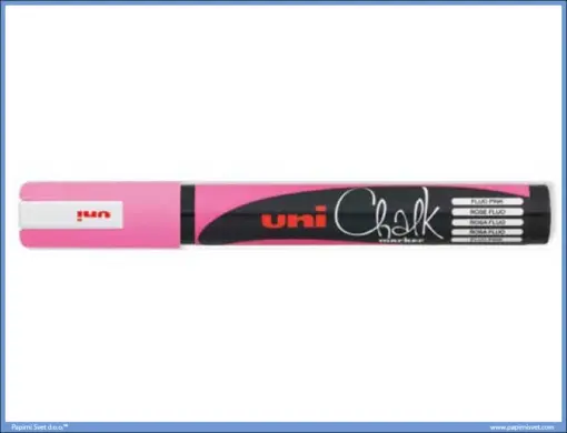Marker 1.8-2.5mm -PINK TEČNA KREDA- UNI CHALK