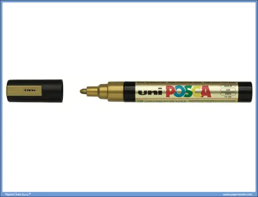 Marker na vodenoj bazi POSCA GOLD – ZLATNI 1,8 – 2,5 mm PC-5M