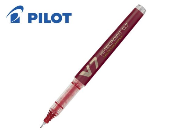 ROLER PILOT V7 HI-TECPOINT 0.7 sa zamenljivom patronom CRVENI