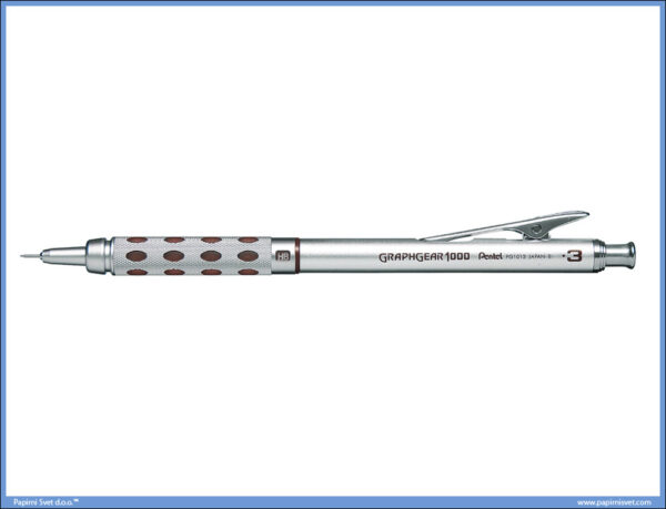 Tehnička olovka 0.3mm metalna GRAPHGEAR 1000, Pentel
