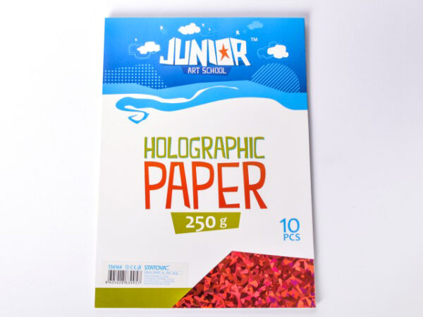 Hologramski papir CRVENI Jolly A4 250gr 1/10, Junior