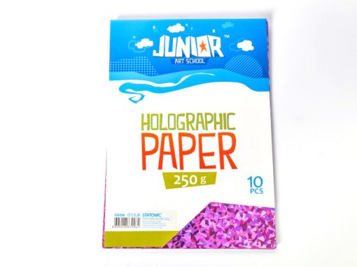 Hologramski papir ROZE Jolly A4 250gr 1/10, Junior