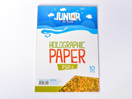 Hologramski papir ŽUTI Jolly A4 250gr 1/10, Junior