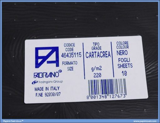 Karton B1 220gr NERO – CRNI 1/10