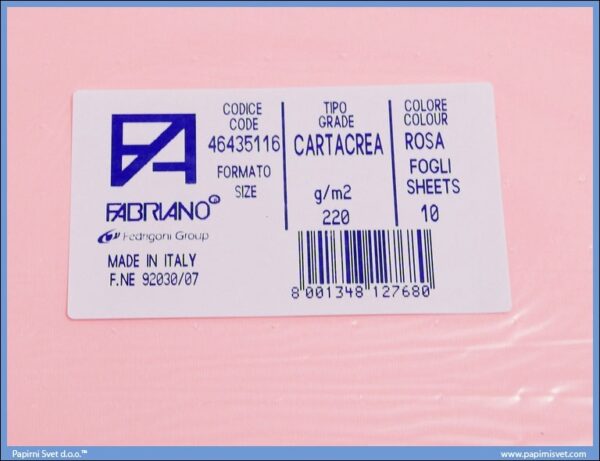 Karton B1 220gr ROSA – PINK 1/10