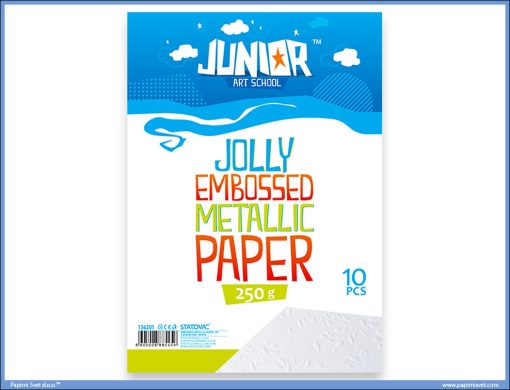 Metalik papir BELI reljefni Jolly Embossed 250gr A4 1/10, Junior