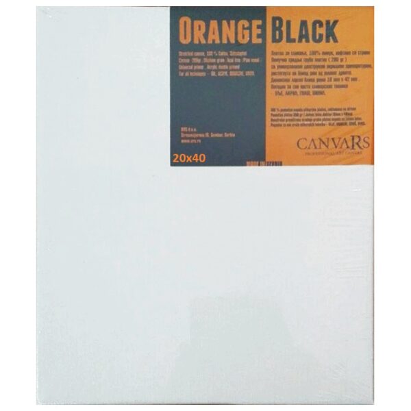 Slikarsko platno OrangeBlack 60x80cm, Canvars