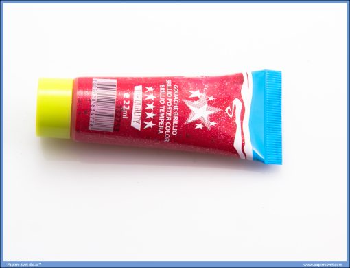 Tempera 22ml GLITTER CRVENA