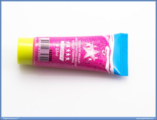 Tempera 22ml GLITTER ROZE