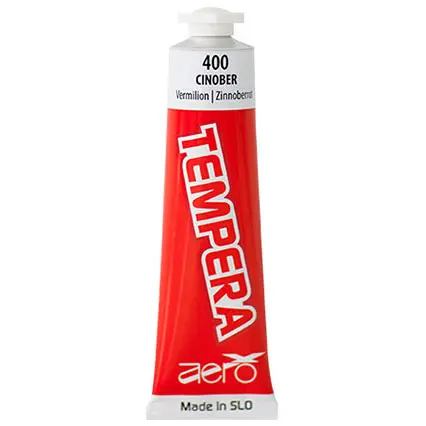 Tempera 42ml CINOBER CRVENA – VERMILLON 400, Aero