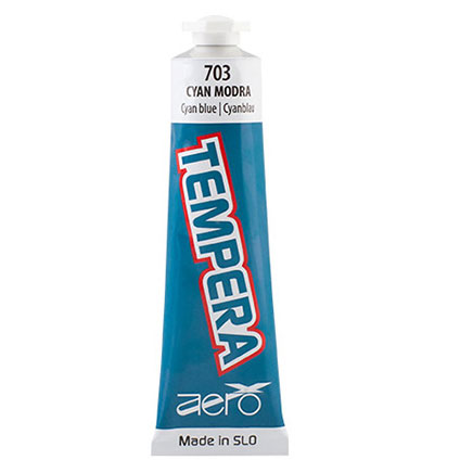 Tempera 42ml CYAN MODRA – CYAN BLUE, Aero