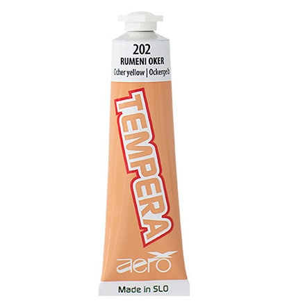 Tempera 42ml RUMENI OKER – YELLOW OCHRE, Aero