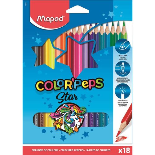 Drvene bojice 1/18 COLOR PEPS, Maped