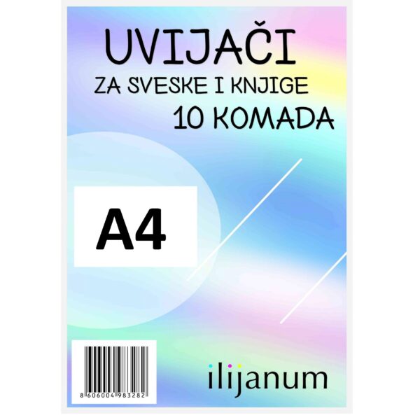 Uvijači za sveske A4 providni 110mic 1/10